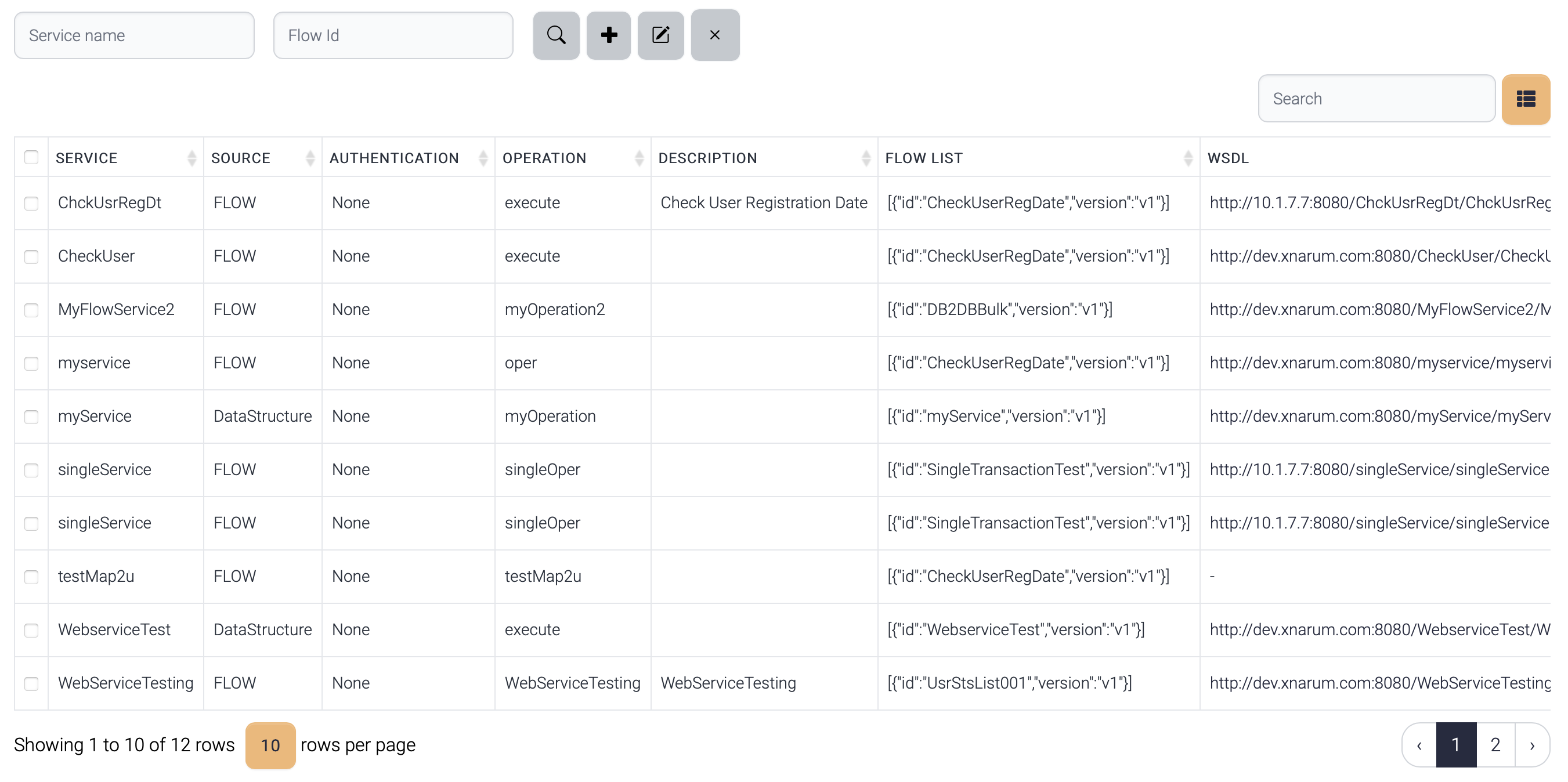 Web Service - ISM Manual